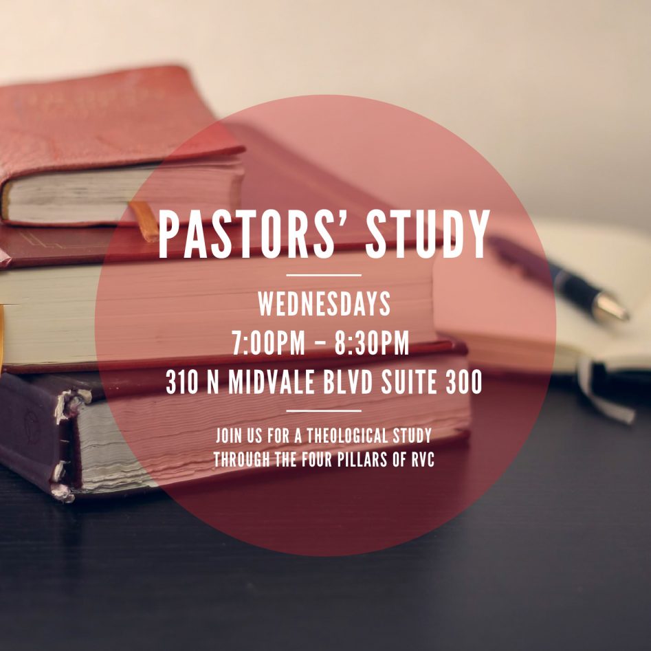 The Pastors' Study - Red Village Church