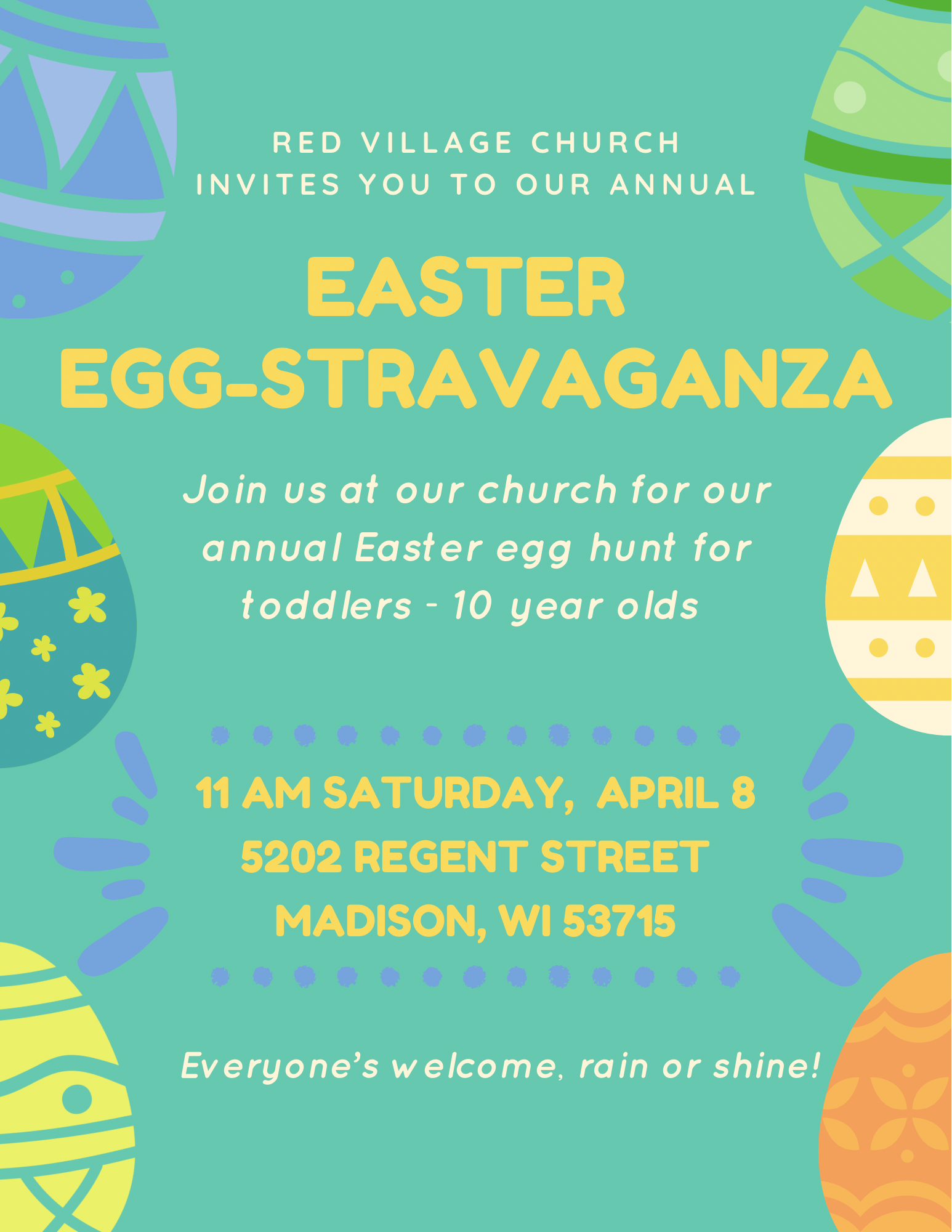 Easter Egg Stravaganza Red Village Church